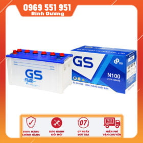 Bình Ắc Quy Ô Tô GS N120 12V-120AH - Ắc Quy Hoàng Nghĩa - Bình Dương